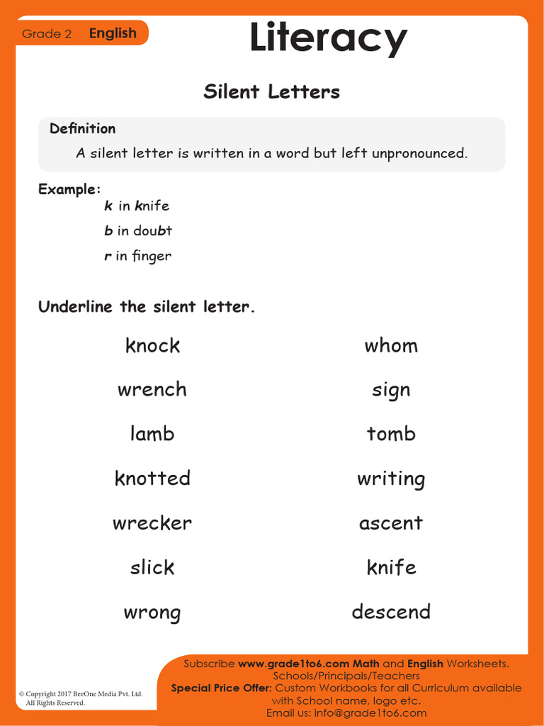 Silent Letters | PDF