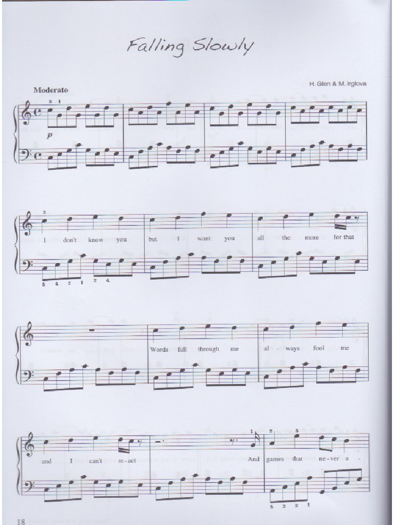 Falling Slowly (C) | PDF