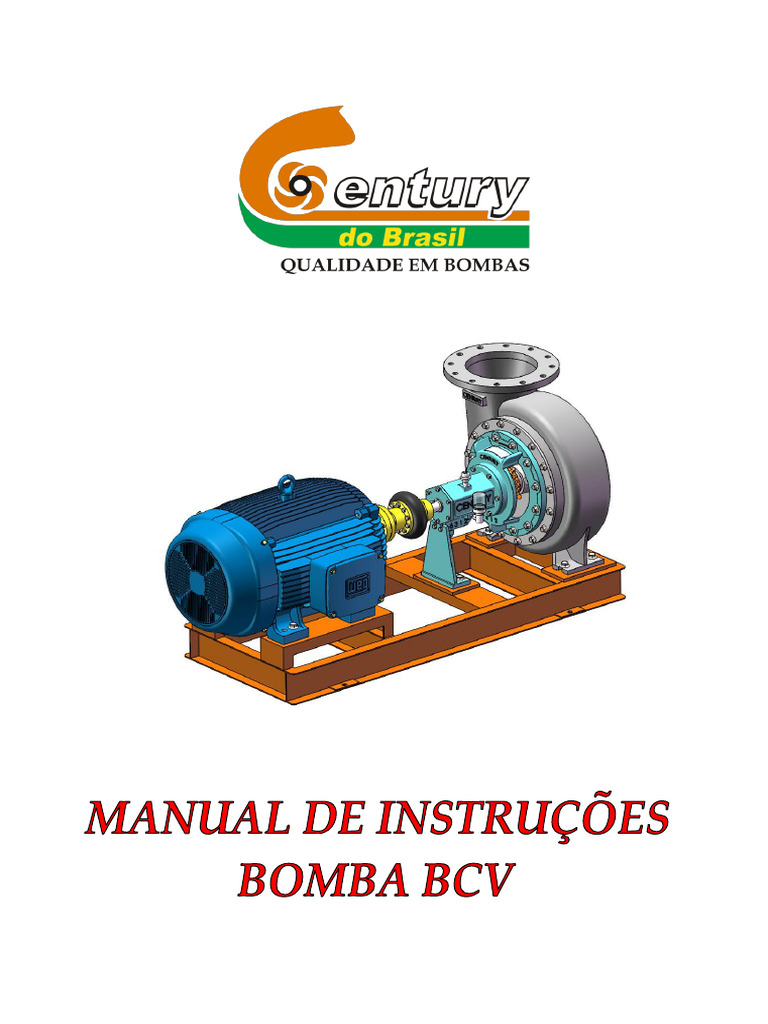 Manual Operacional Bomba BCV-PT | PDF | Bomba | Válvula