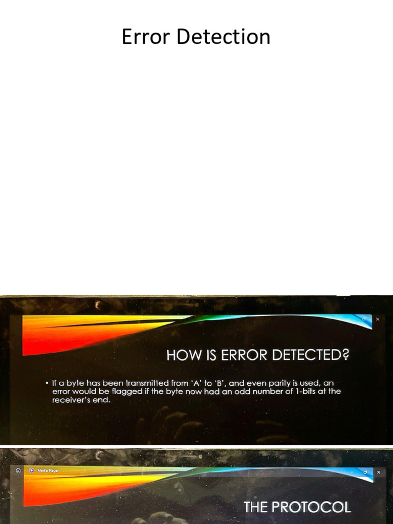 Error Detection | PDF