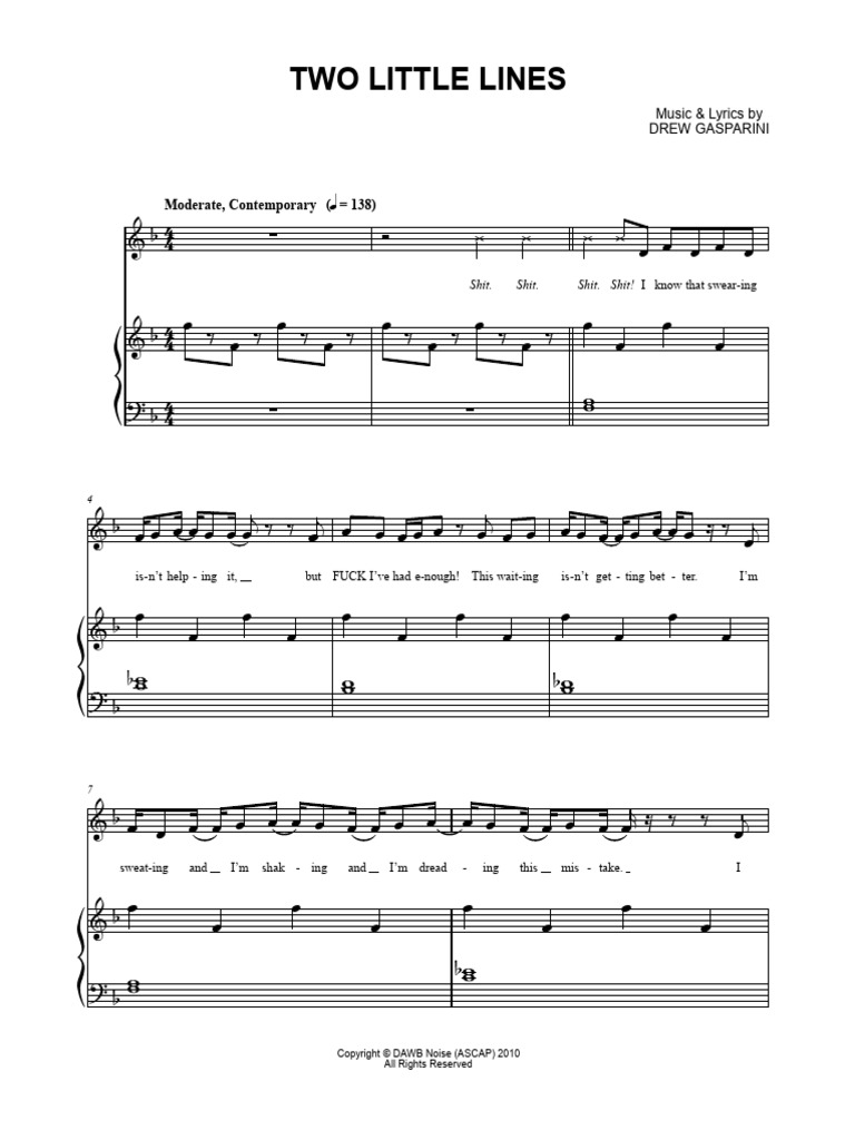 Drew Gasparini - Two Little Lines | PDF