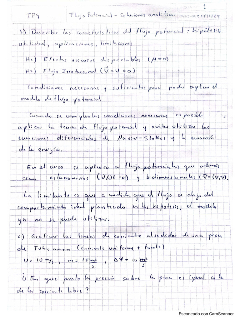 TP9 Flujo Potencial SA | PDF