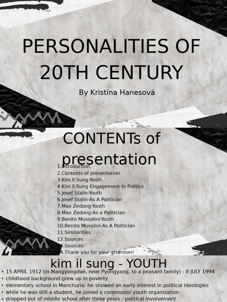 20th Century Dictators' Lives | PDF | Communism | Ideologies