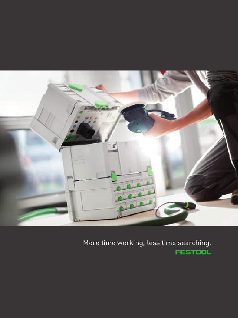 Festool SYSTAINER and SORTAINER Overview | PDF