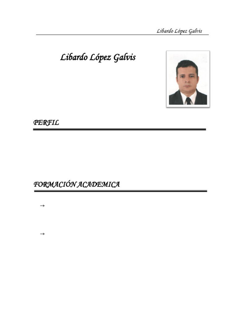 HOJA DE VIDA Libardo Lopez G. (2205) | PDF | Informática