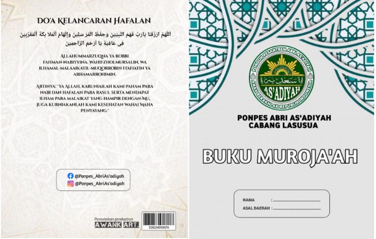 Sampul Buku Muroja'ah | PDF