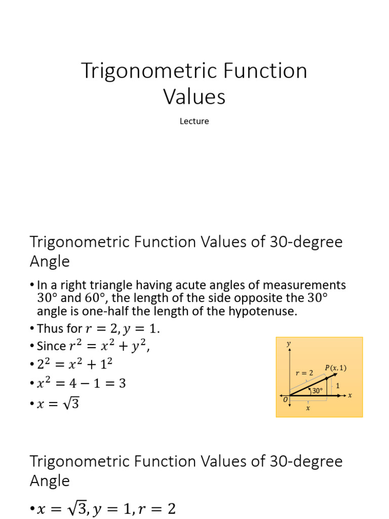 Trigonometry for Math Students | PDF | Trigonometry | Trigonometric ...