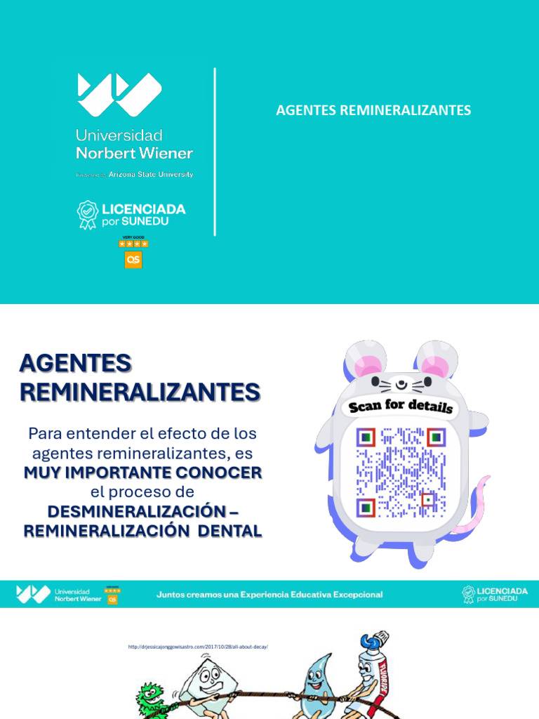 Agentes Remineralizantes en Odontología | PDF | Fluoruro | Sustancias ...