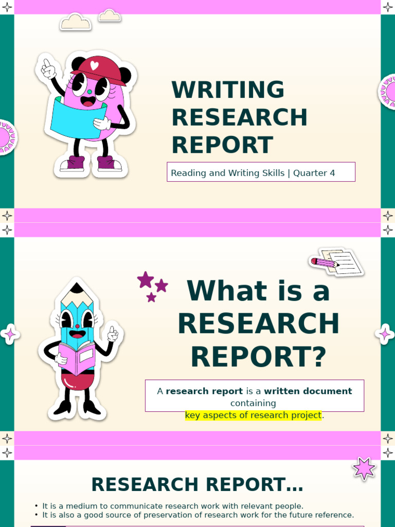 writing a research report | PDF | Information | Methodology