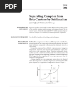 Camphor Sublimation Process Explained | PDF | Crystallization | Phase ...