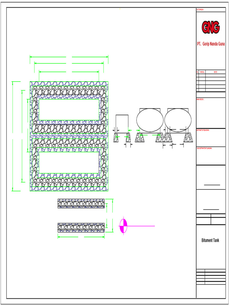 Desain Tangki Bitumen PT. Gorip Nanda Guna | PDF