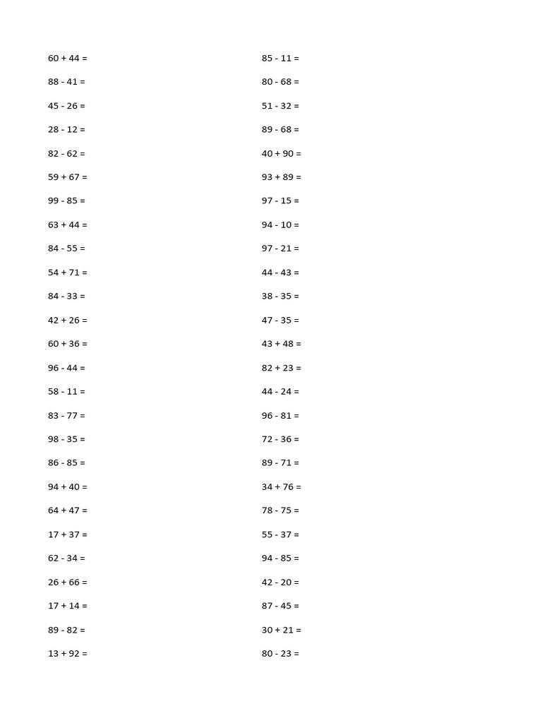 Nham - Tinh - Cong - Tru - 2 - Chu - So - Sheet1 | PDF