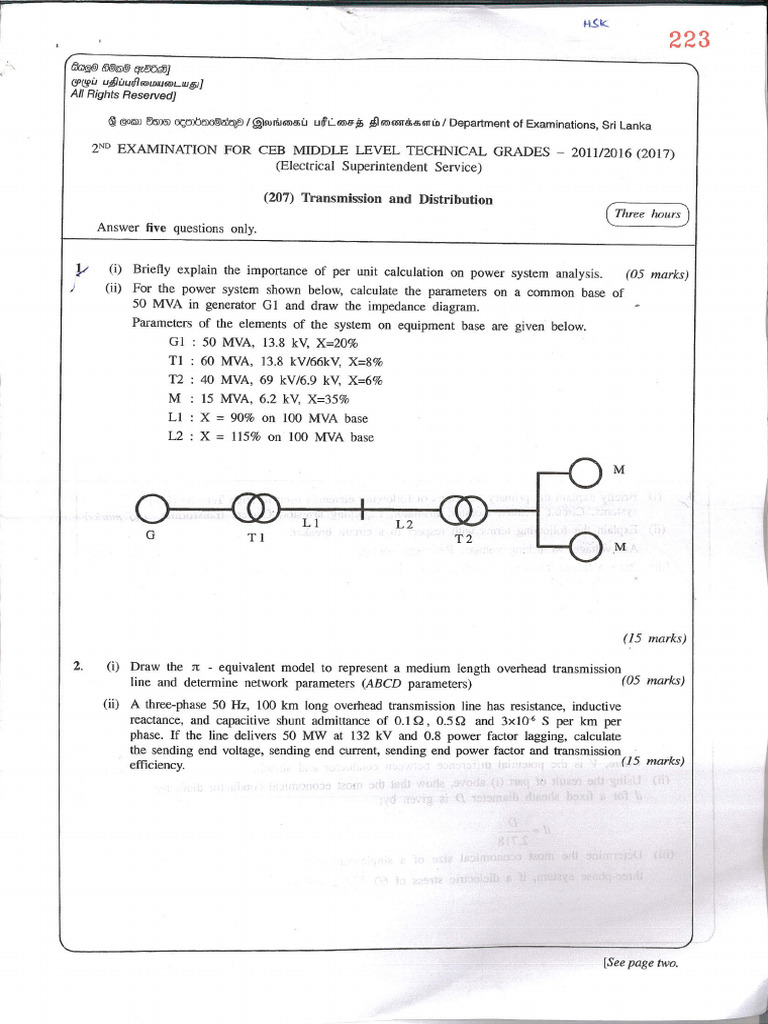 2017 Past Papers - 250304 - 201811 | PDF