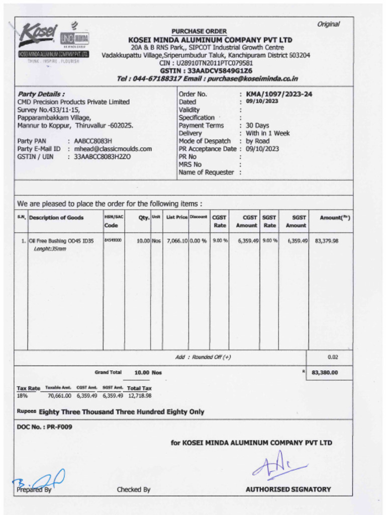 CMD Po 1097 (Cons) | PDF