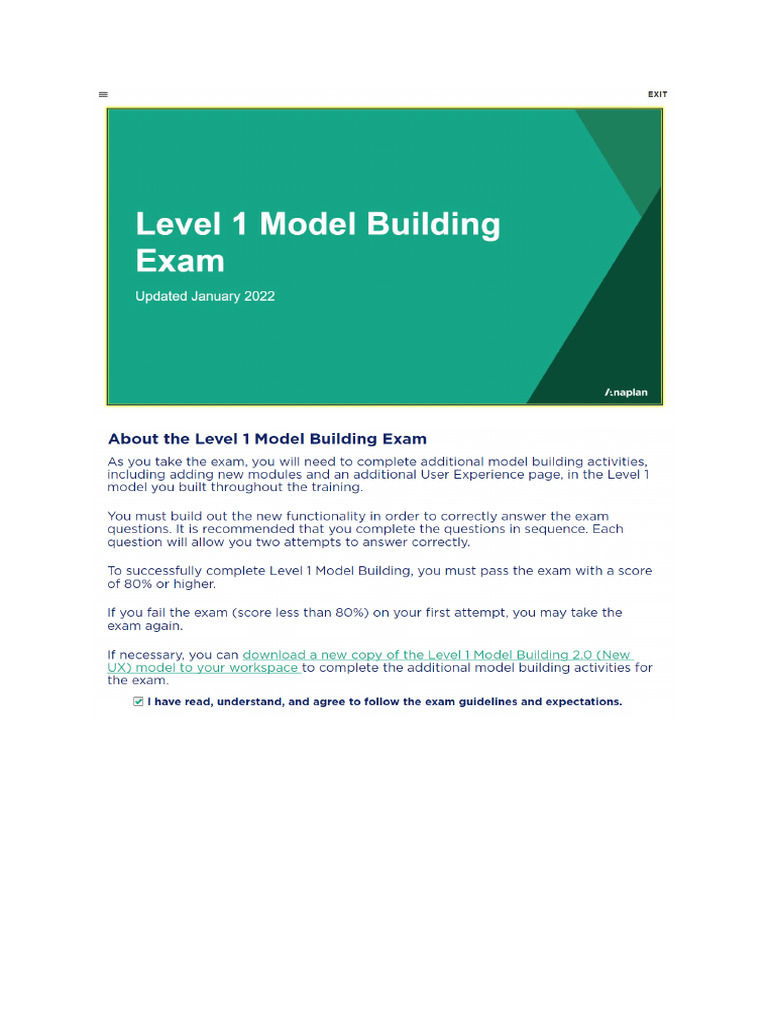 Anaplan Exam | PDF