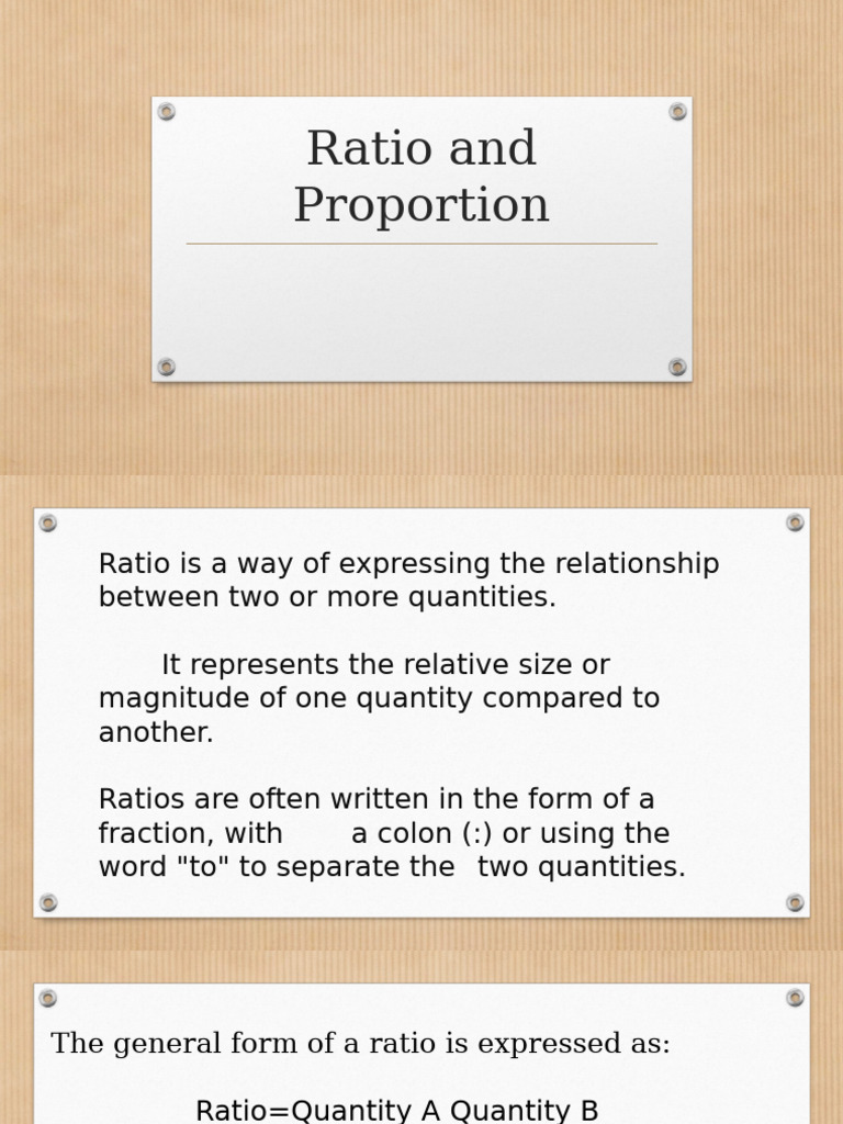 Understanding Ratios and Proportions | PDF | Ratio | Multiplication