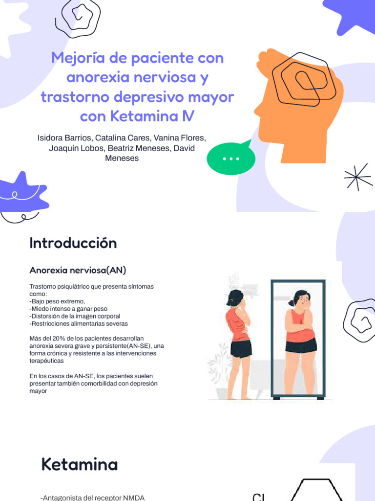 Mejoría de Paciente Con Anorexia Nerviosa y Trastorno Depresivo Mayor ...