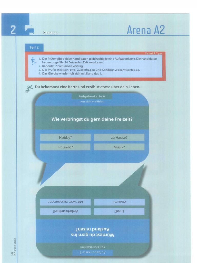 A2 Sprechen Teil 2 (2) | PDF