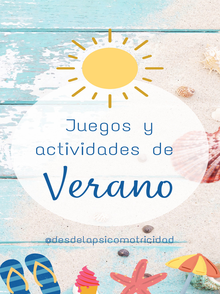 Juegos de Agua para el Verano Infantil | PDF