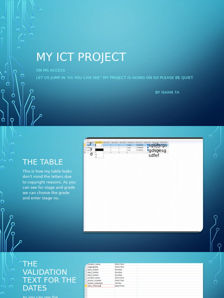 As You Can See This Is My Ict Project | PDF