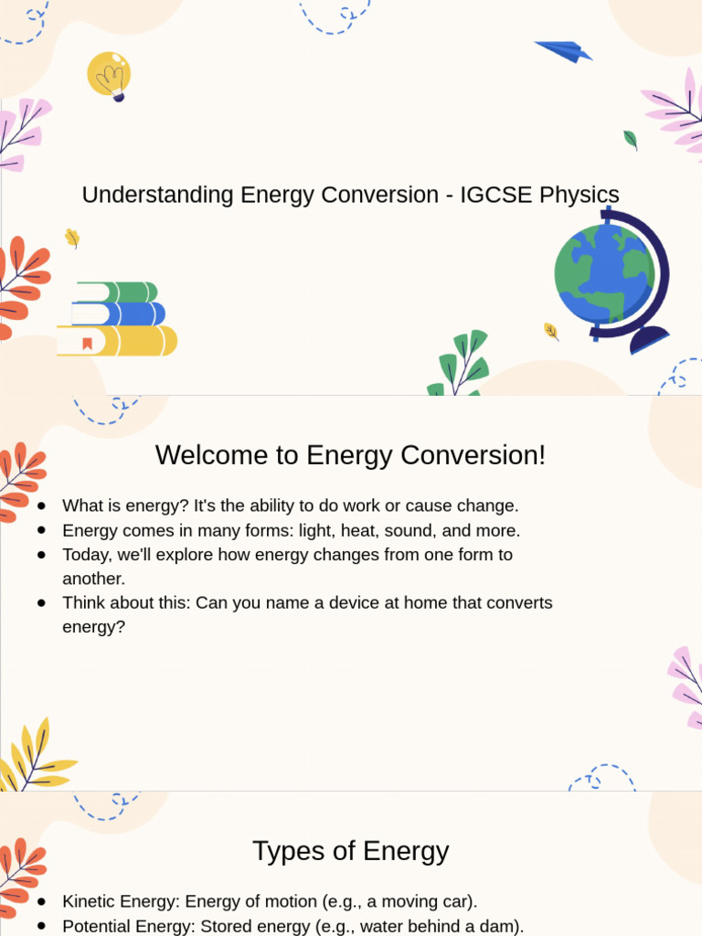 G 8 Conversion of Energy | PDF | Energy Development | Renewable Energy