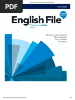 English File 4th Edition Elementary Students Book | PDF