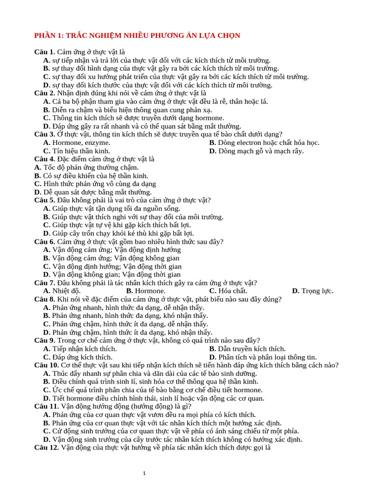 CAM UNG O THUC VAT GUI HS | PDF