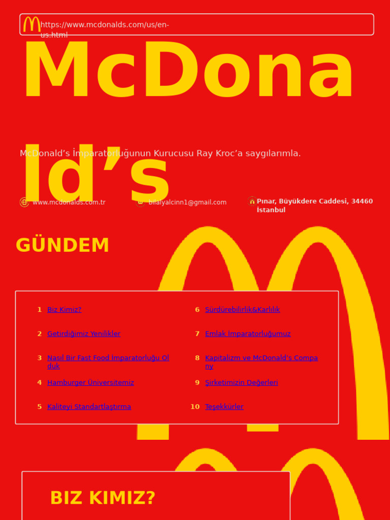 Mcdonald's | PDF