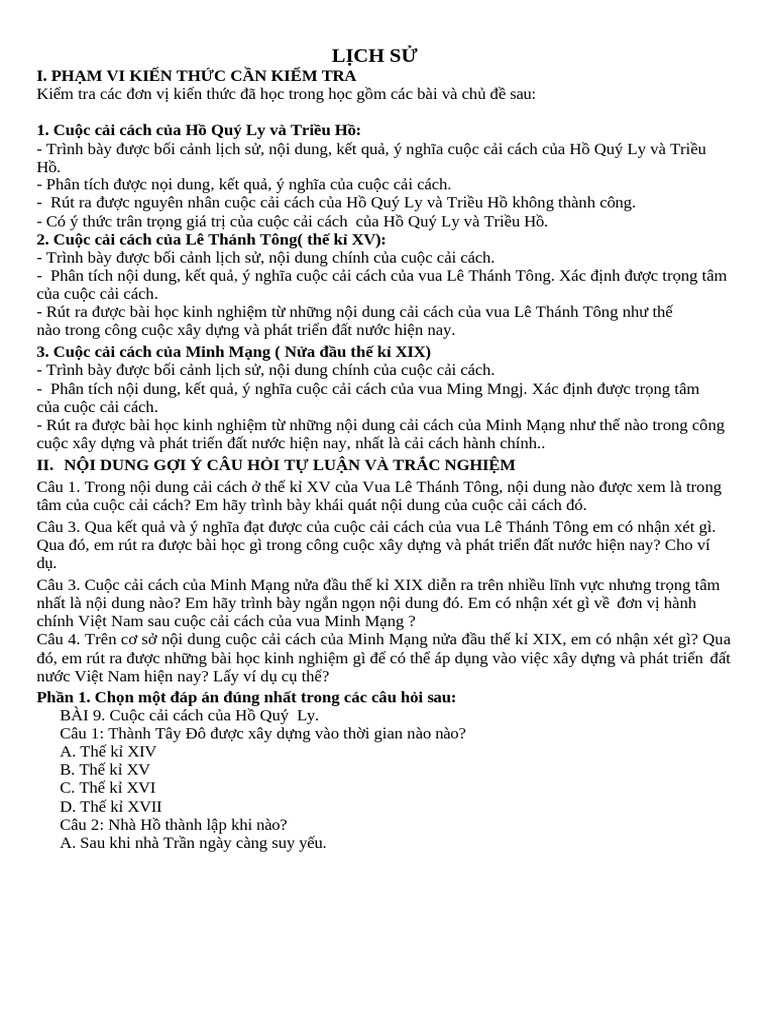 De Cuong Su 11 | PDF