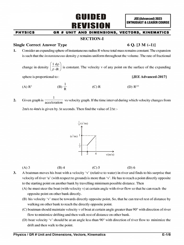 01 - U and D, V, Kinematics - Eng | PDF
