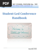 Student-Led Conference Template | PDF