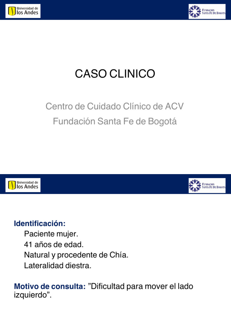 Caso Clínico PBL ACV | PDF