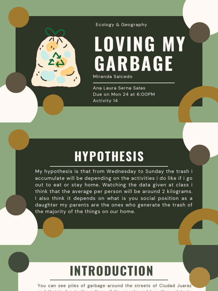 Loving My Garbage | PDF