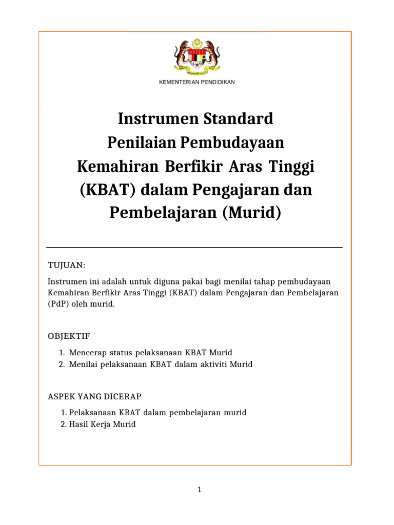 ISPPK PDP (Murid) | PDF