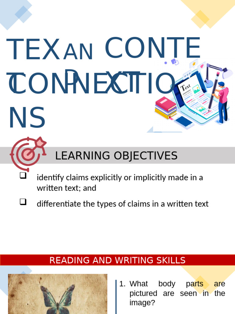 Text and Text Connection | PDF