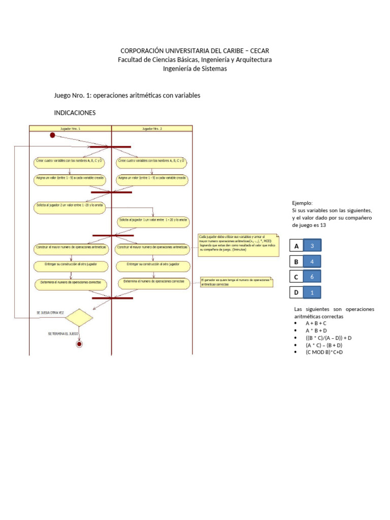 Operaciones Aritméticas en Variables | PDF
