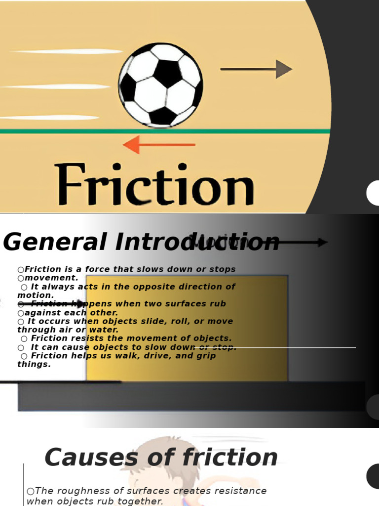 Understanding Friction: Causes and Effects | PDF