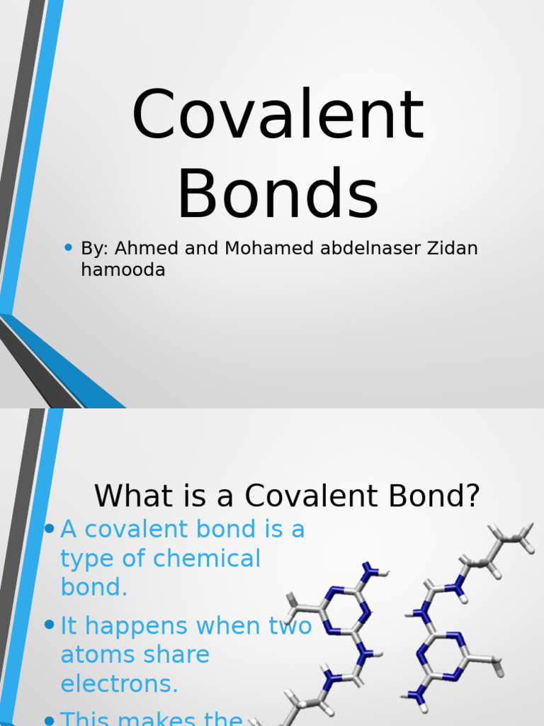 Understanding Covalent Bonds Explained | PDF