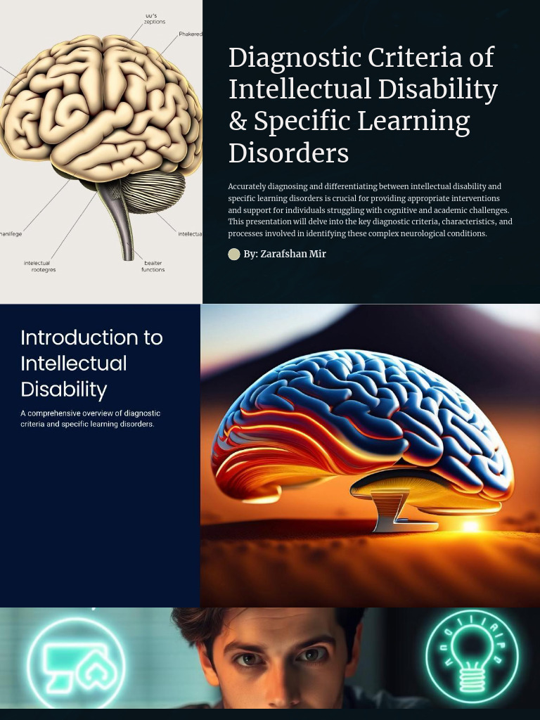 Diagnostic Criteria of Intellectual Disability and Specific Learning Disorders | PDF | Learning ...