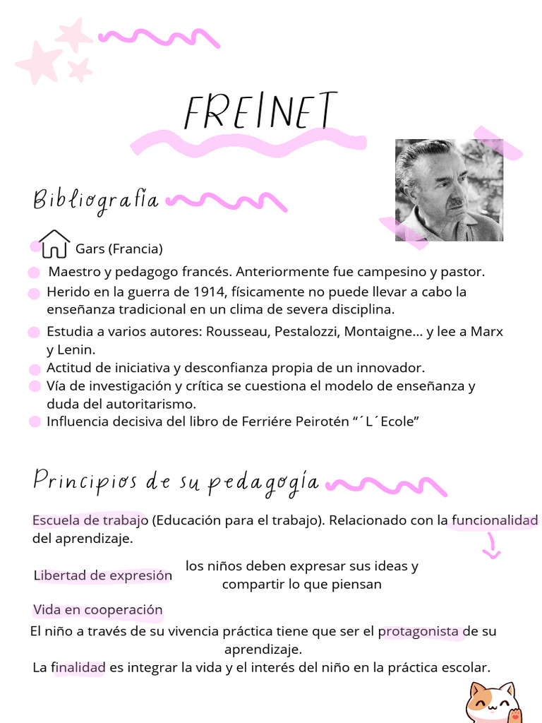 Pedagogía Freinet: Aprendizaje Activo y Cooperativo | PDF | Cognición | Aprendizaje