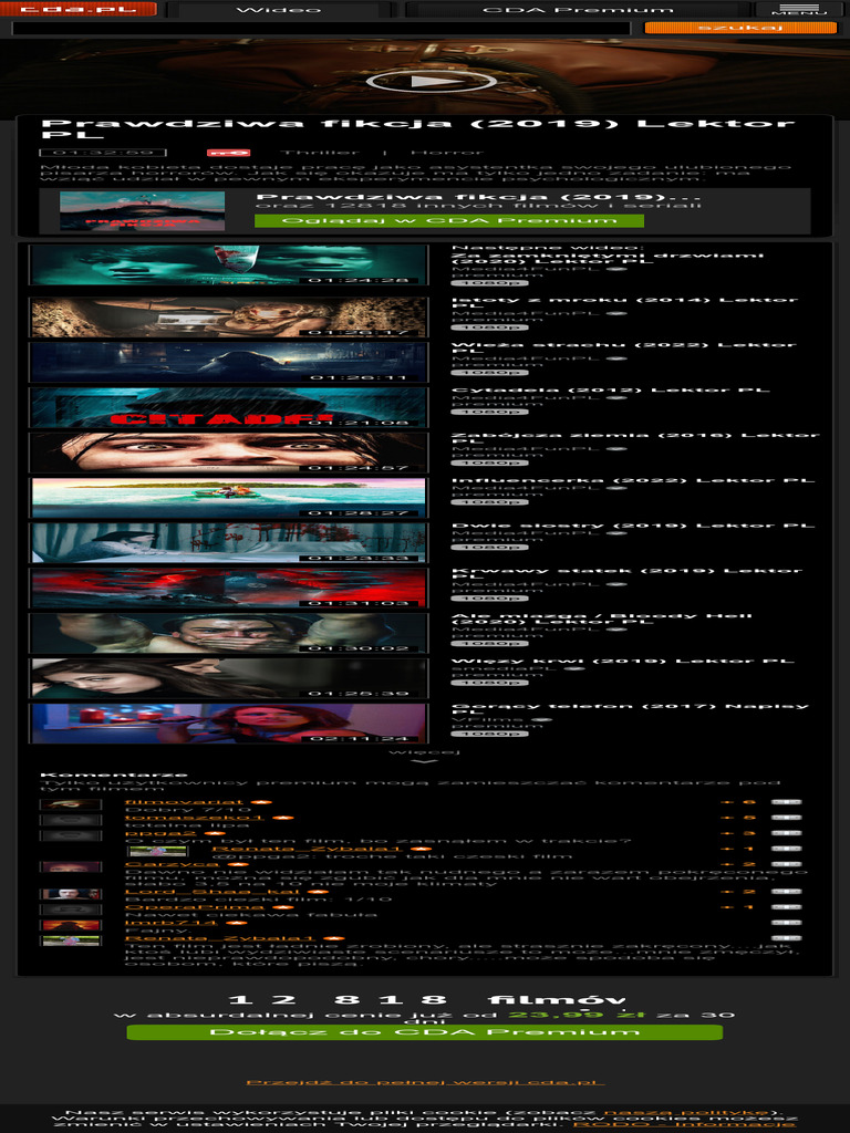 Prawdziwa Fikcja (2019) Lektor PL | PDF