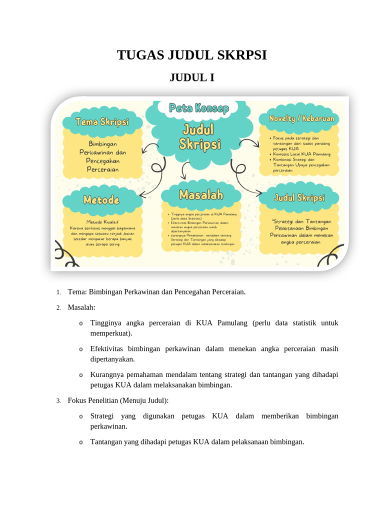 Judul Skripsi Revisi | PDF
