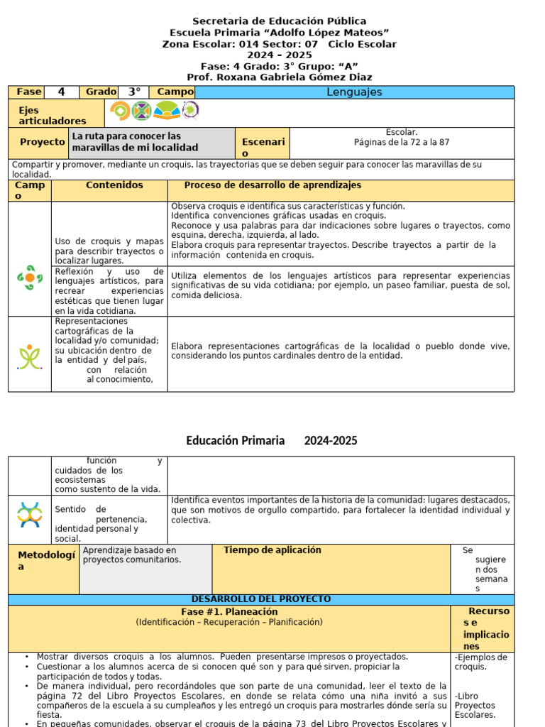 3er Grado Octubre 06 La Ruta para Conocer Las Maravillas de Mi ...