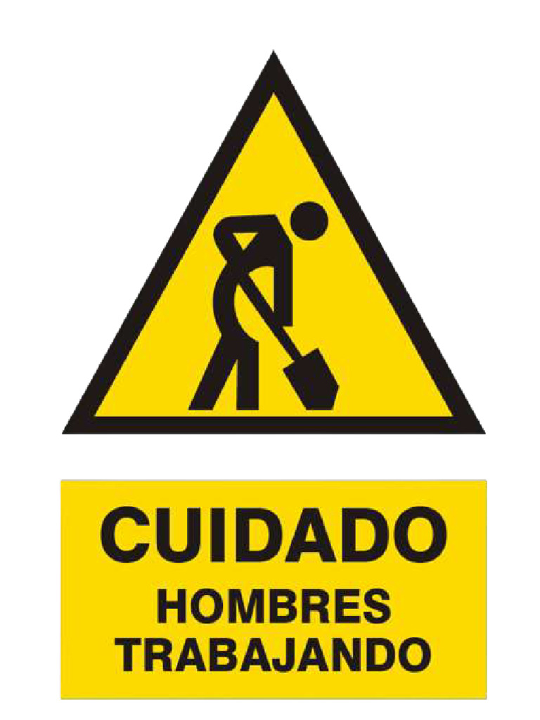 Letrero Hombres Trabajando | PDF