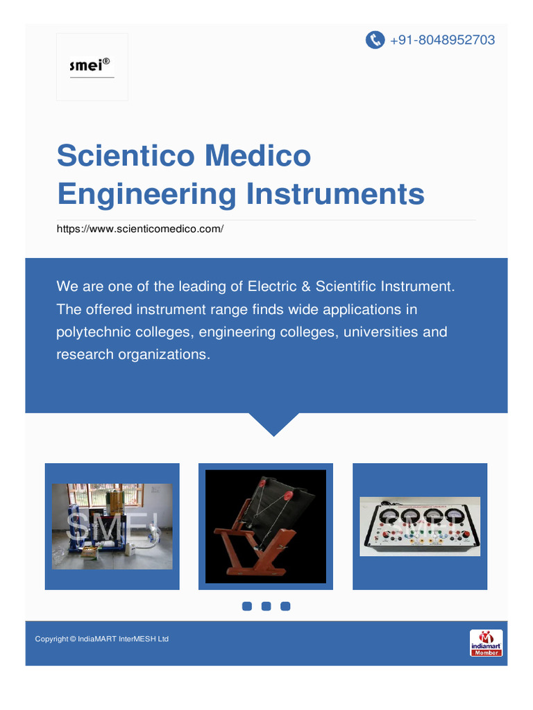 scientico-medico-engineering-instruments | PDF | Relay | Engineering