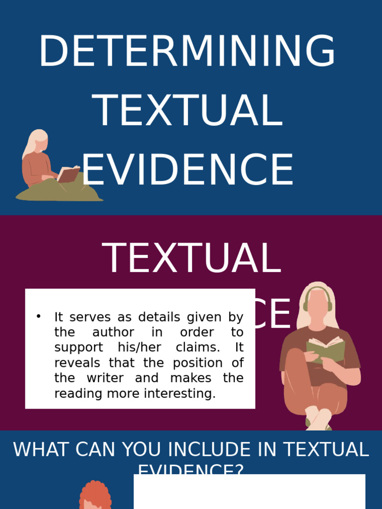 Understanding Textual Evidence Techniques | PDF | Dream