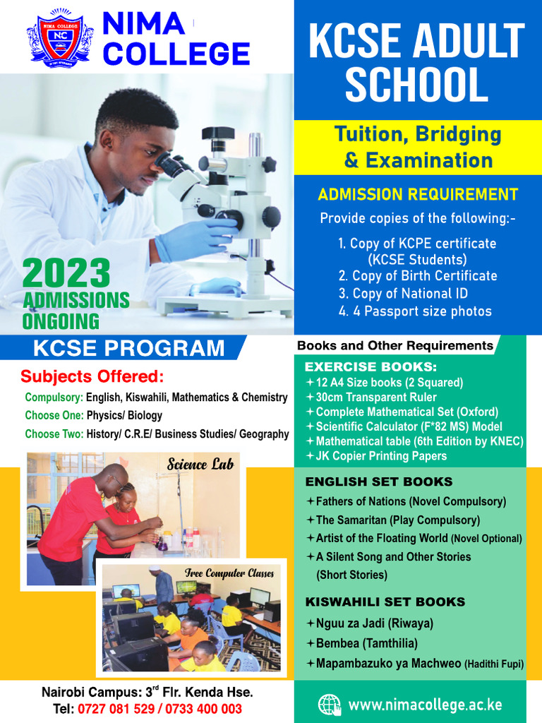 Adult Education Flyer 2023 | PDF