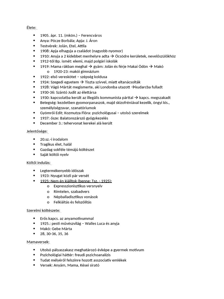 József Atilla | PDF