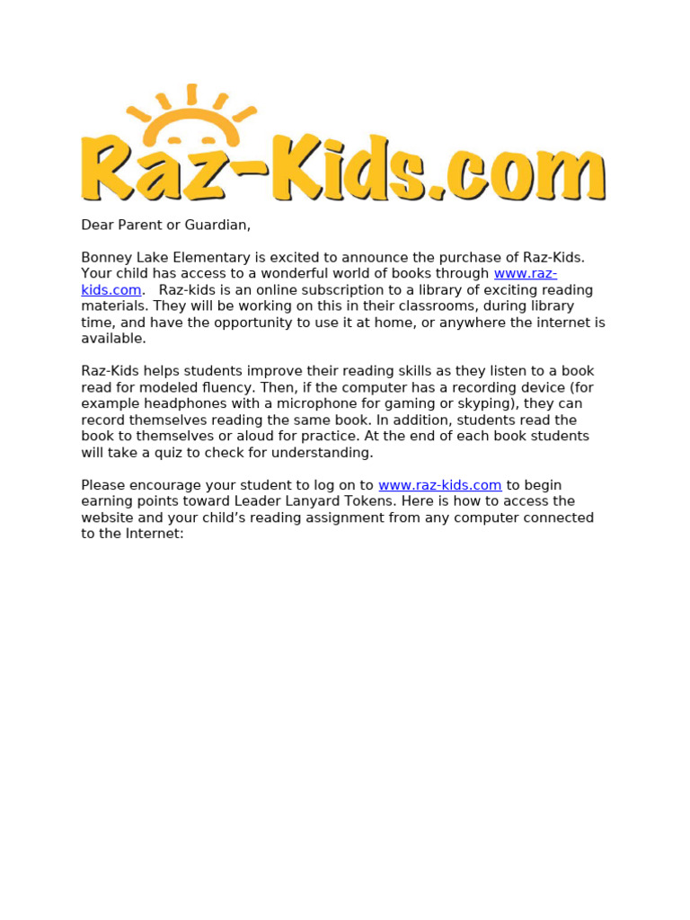 Raz Kids | PDF