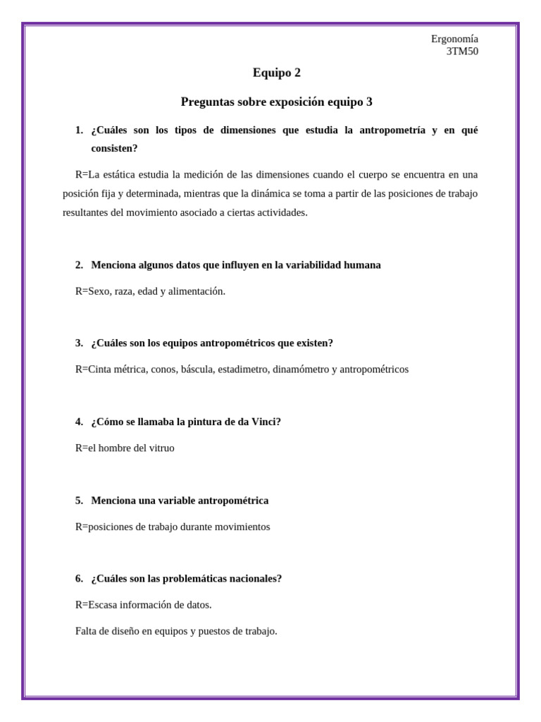 E2 Preguntas E3 P2 | PDF